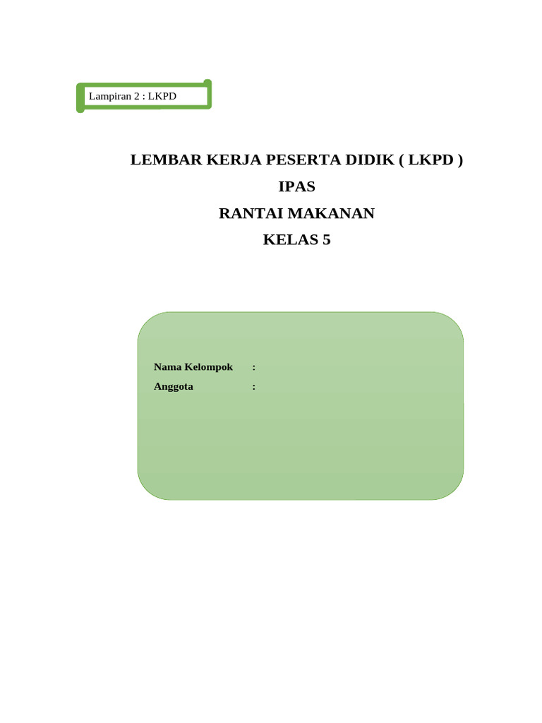 LKPD | PDF