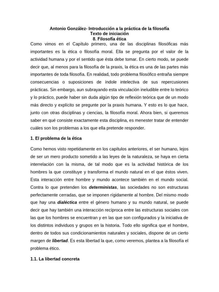 Filosofía Ética | PDF