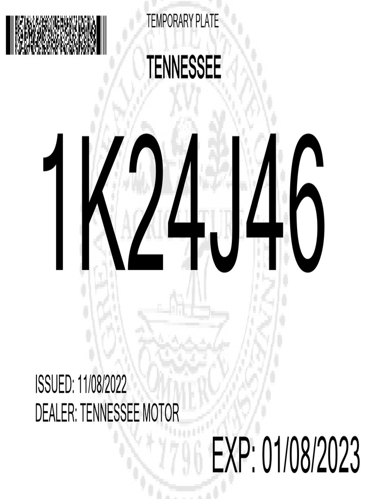 Tennessee Tag | PDF