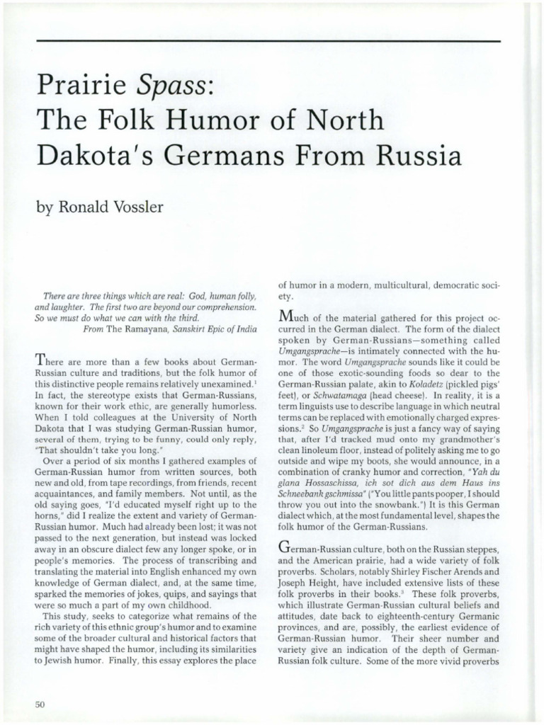 Folk Humor 1 | PDF