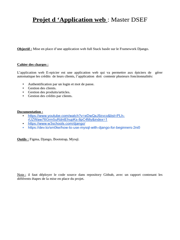 Projet Web | PDF