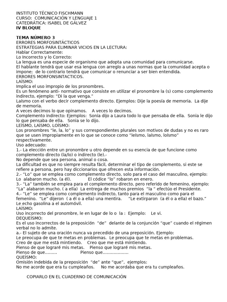 Tema 4, Iv Bloque | PDF