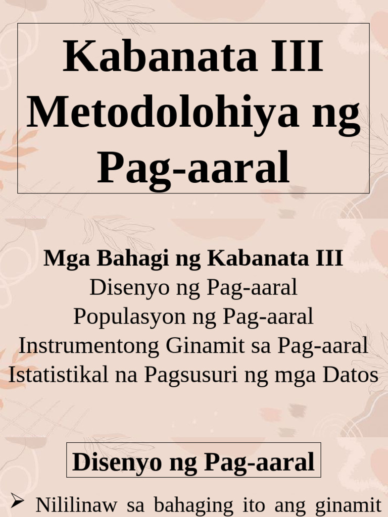 Modyul 4 Kabanata 3 | PDF