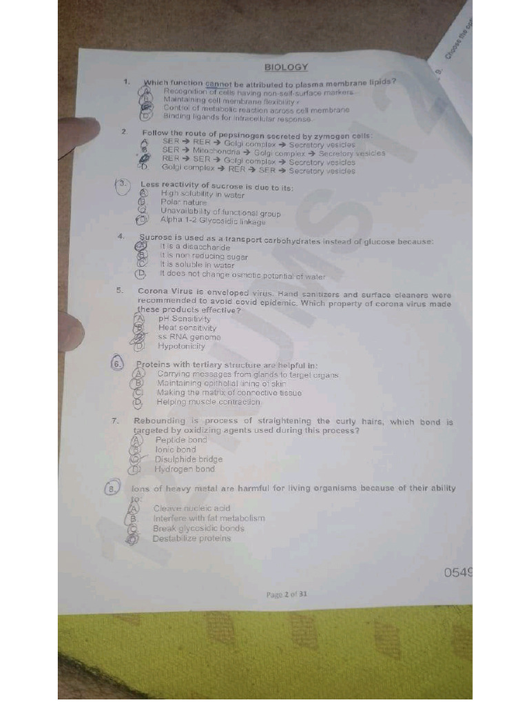 Nums Test 2024 (Zeeshan Khan - Drzee) | PDF