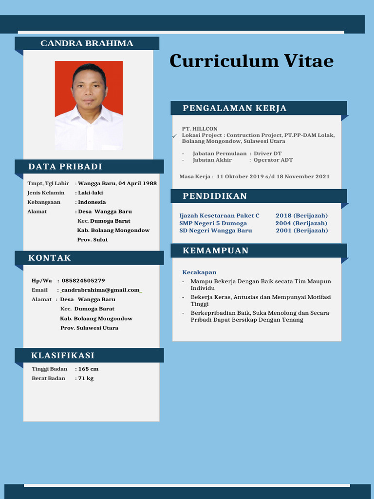 CV KB Brahima | PDF