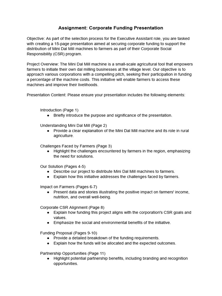 Job Assignment | PDF