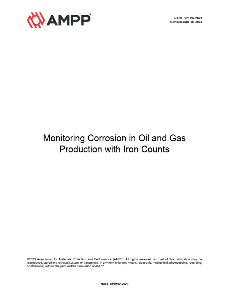 Ampp-Nace-Sp0192 2023 | PDF