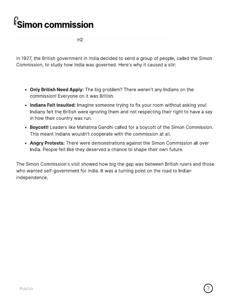 Simon Commission | PDF