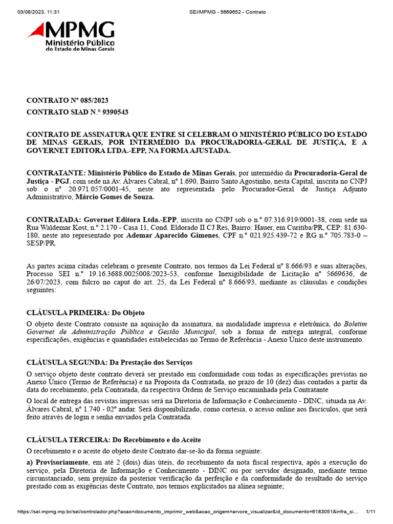 Contrato Público | PDF