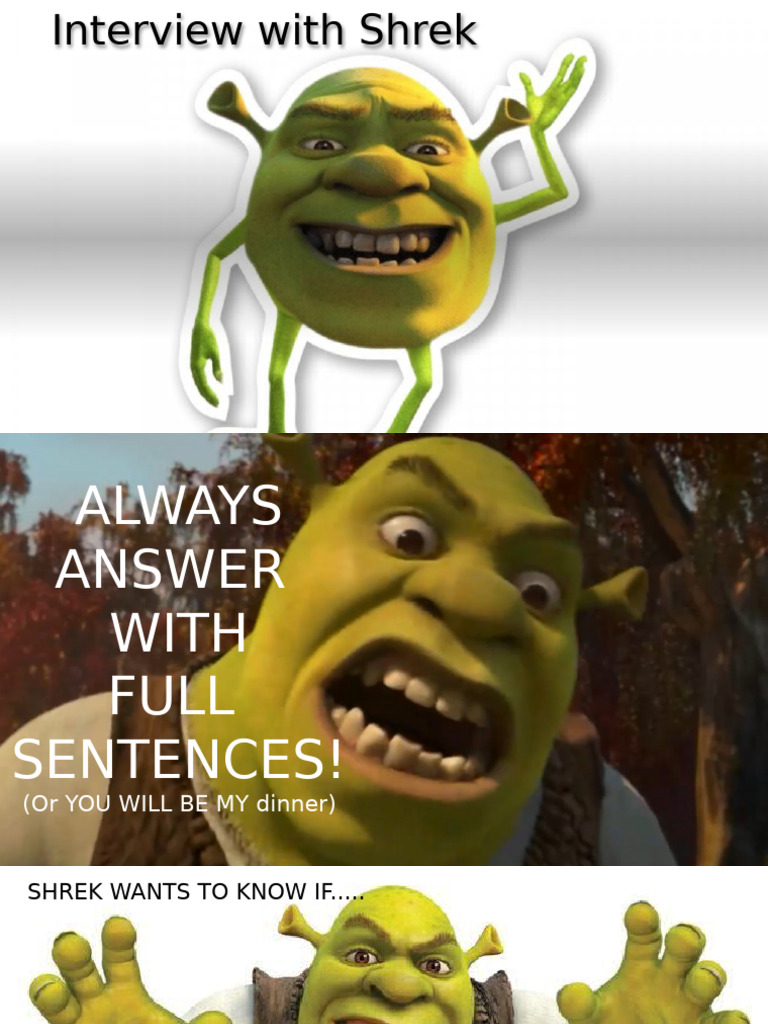 Interview With Shrek | PDF