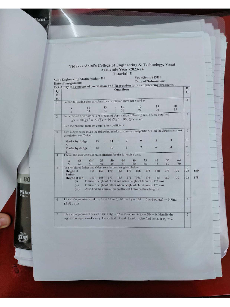 Maths Tutorial 5 - Compressed | PDF