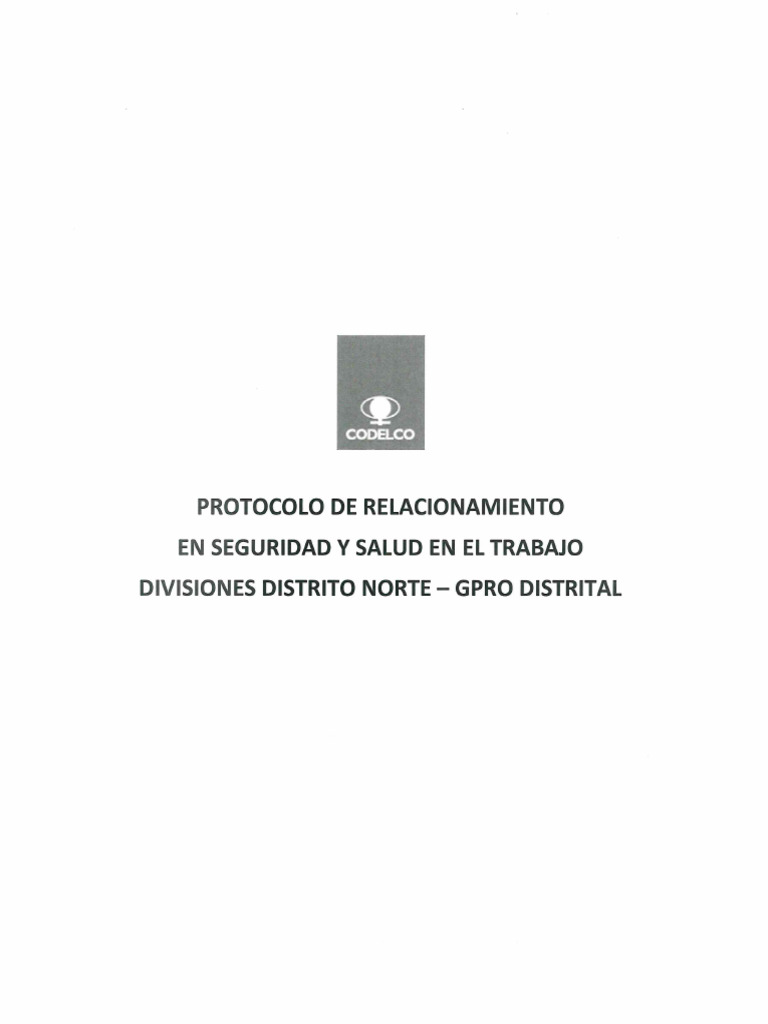Protocolo DCH - GPD | PDF