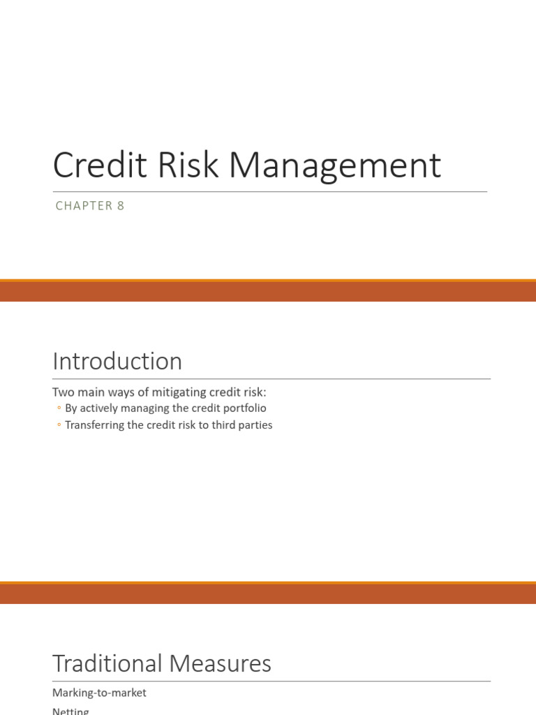 Session 16-17 - Credit Risk Management | PDF