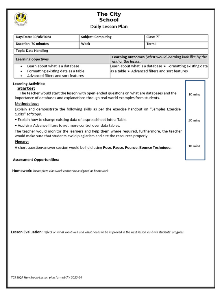 Class 7T | PDF