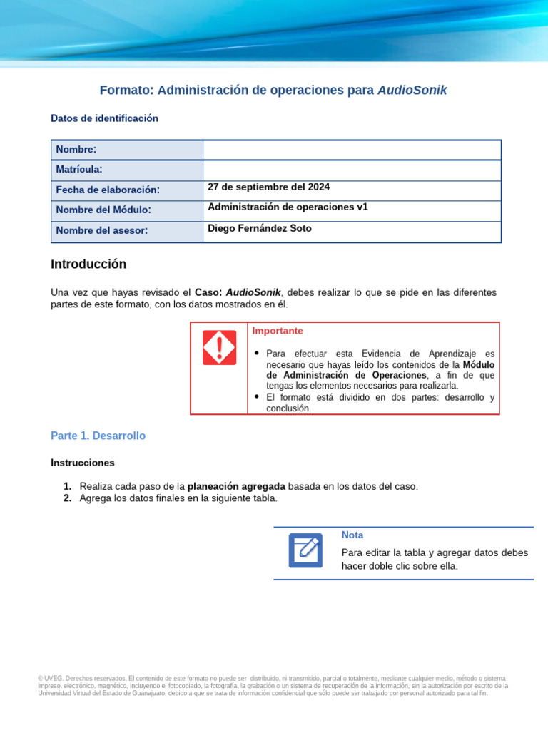 Administración de Operaciones en AudioSonik | PDF | Auriculares ...