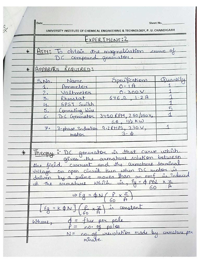 EEE Experiment 2 | PDF