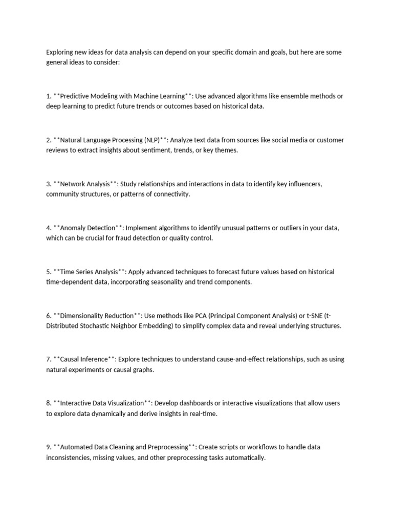 Exploring New Ideas | PDF | Artificial Intelligence | Business