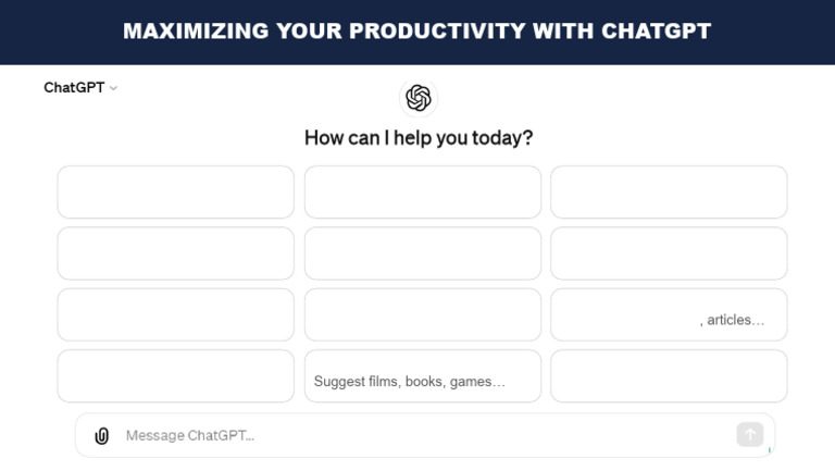 Maximizing Your Productivity With Chatgpt: Answer Questions Translate ...