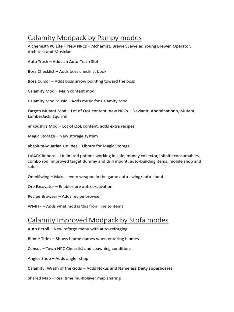 Terraria Mod Guide | PDF