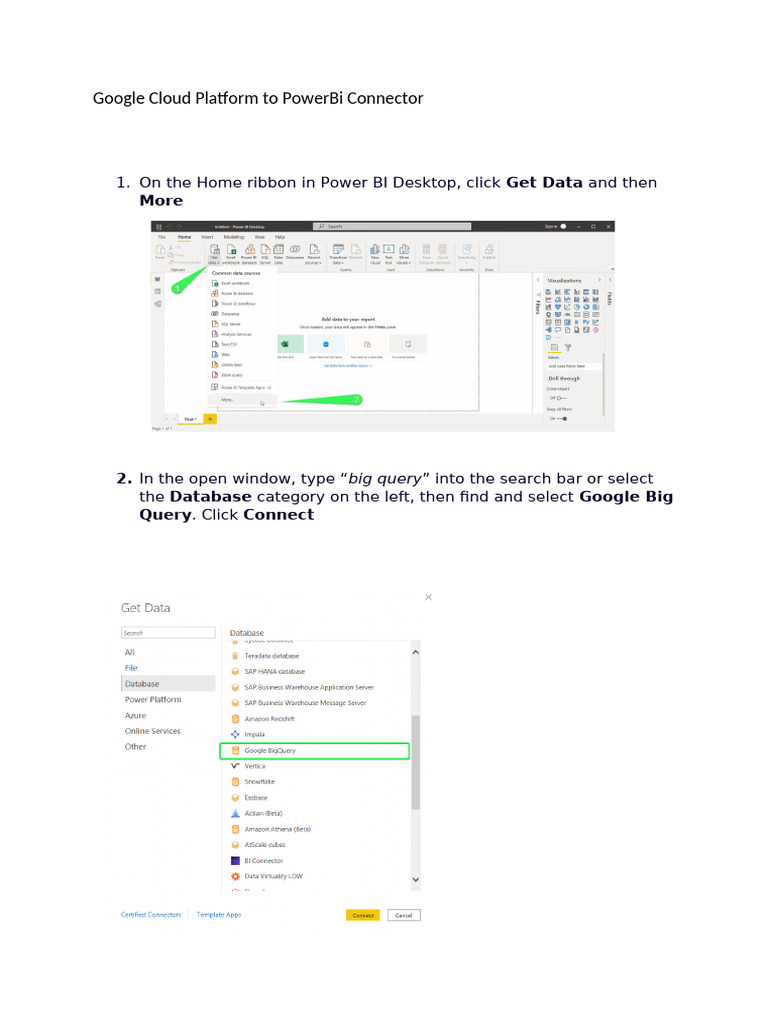 GCP To PowerBi Connector | PDF