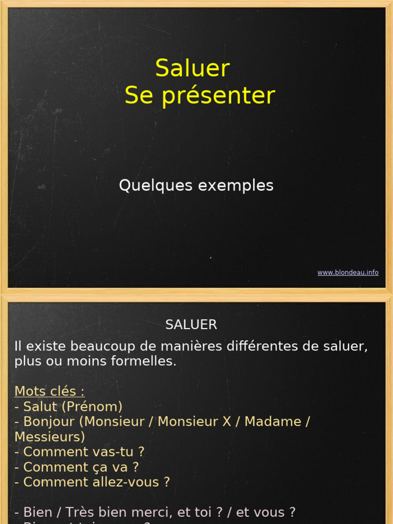 French Slides 1 | PDF
