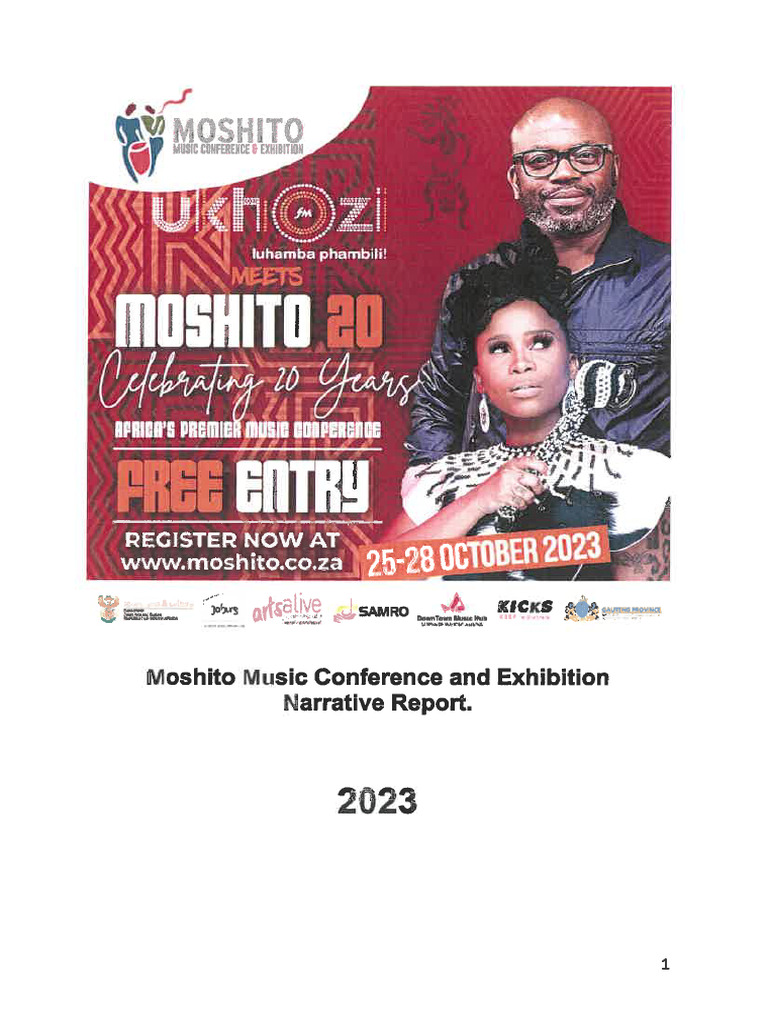 Moshito 2023 Narative Report Expediture Signed 2 | PDF