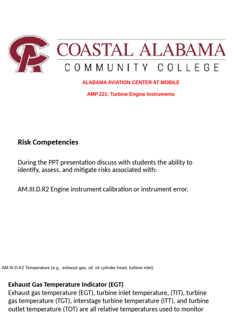 221 Turbine Engine Instruments | PDF