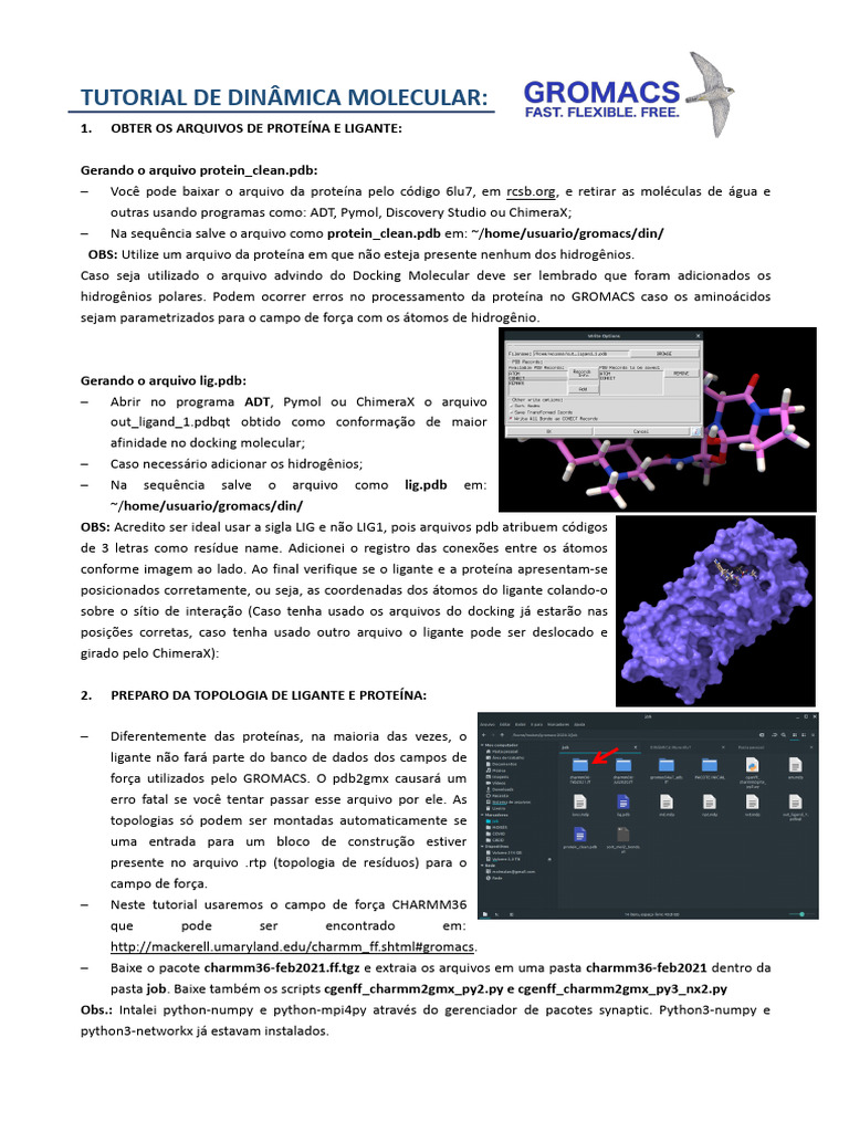 Tutorial Gromacs - 2022.1 - N | PDF