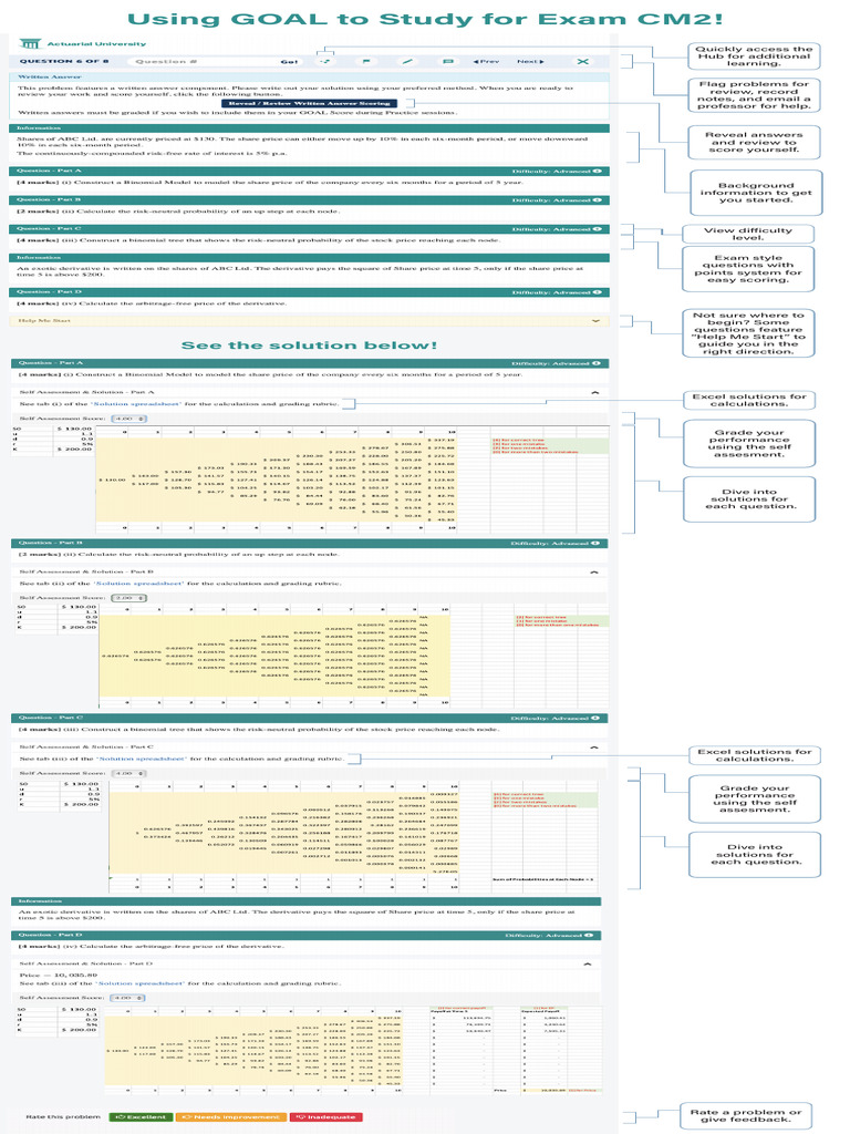 IFoA GOAL Sample CM2 | PDF