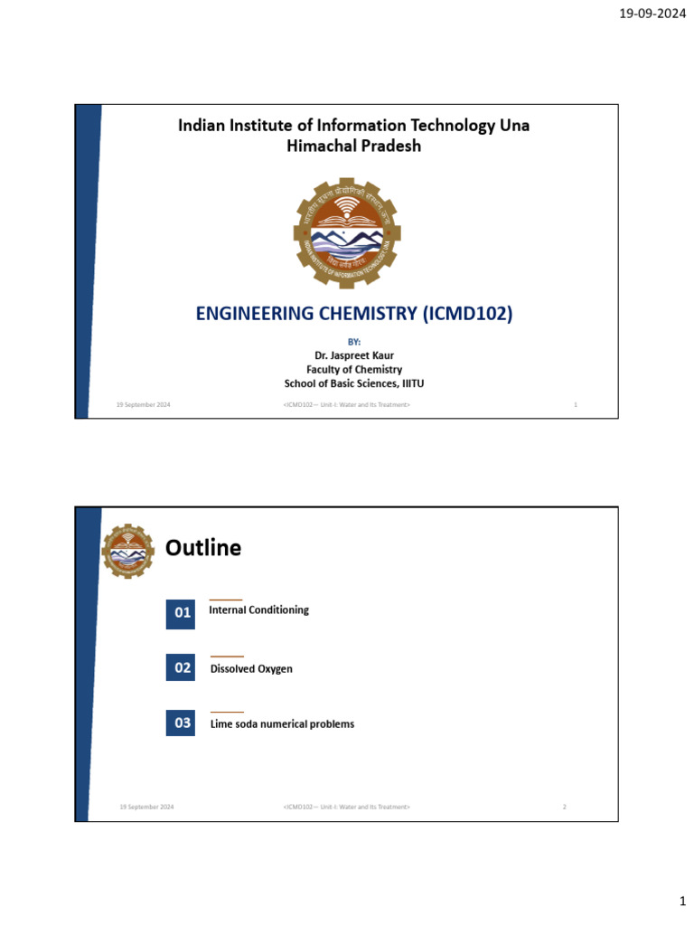Lecture 4&5 | PDF | Water | Chemistry