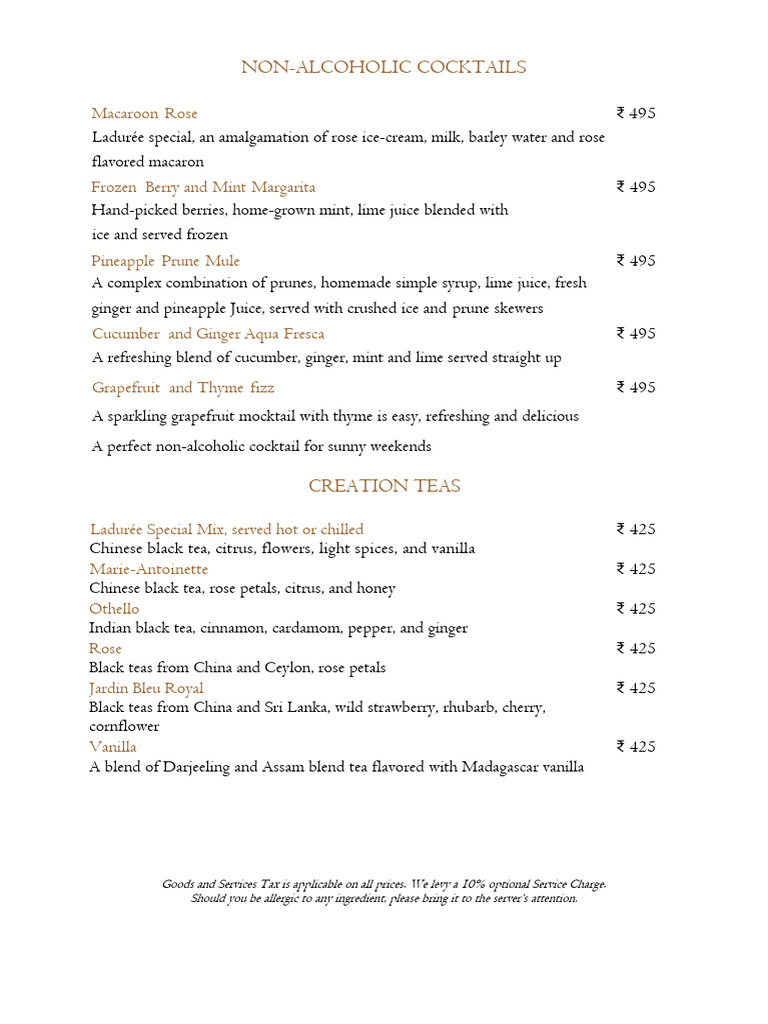 Beverage Menu Apr2023 | PDF