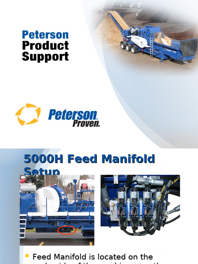 5000H Feed Manifold Setup July 2008 | PDF