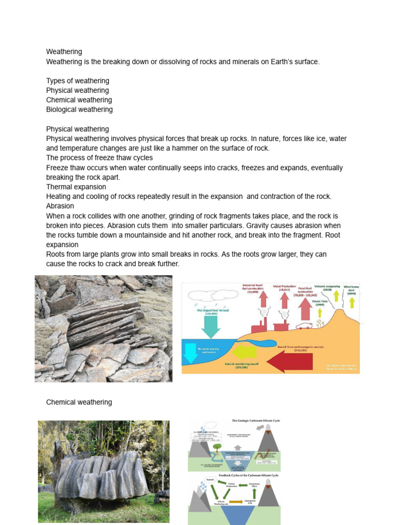 Social Science Project - Weathering | PDF