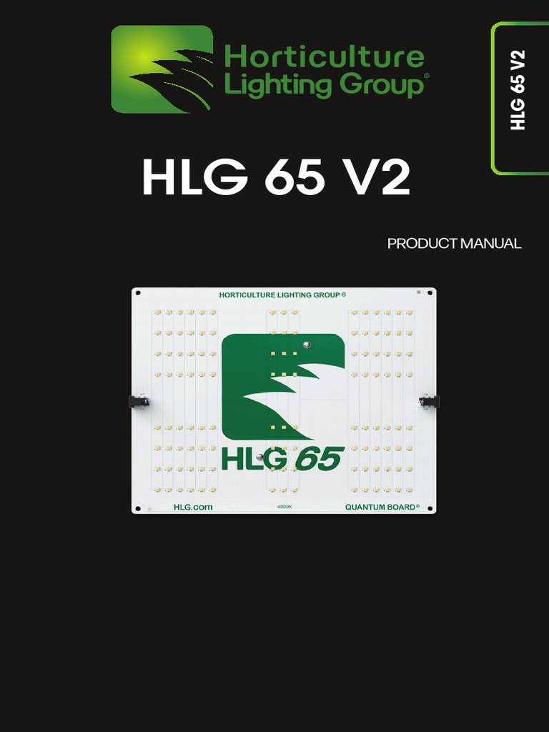 HLG 65 Manual-No Dimmer 2024 | PDF