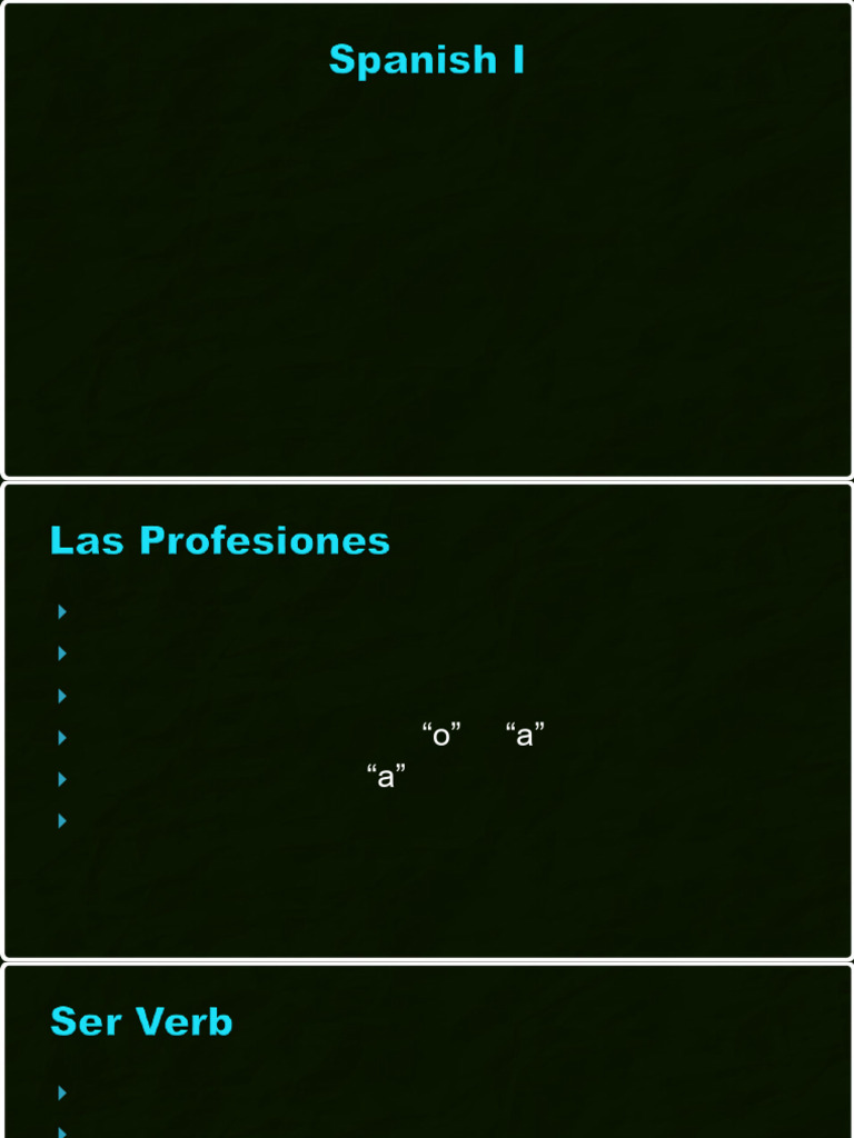 D. Las Profesiones (Professions) | PDF