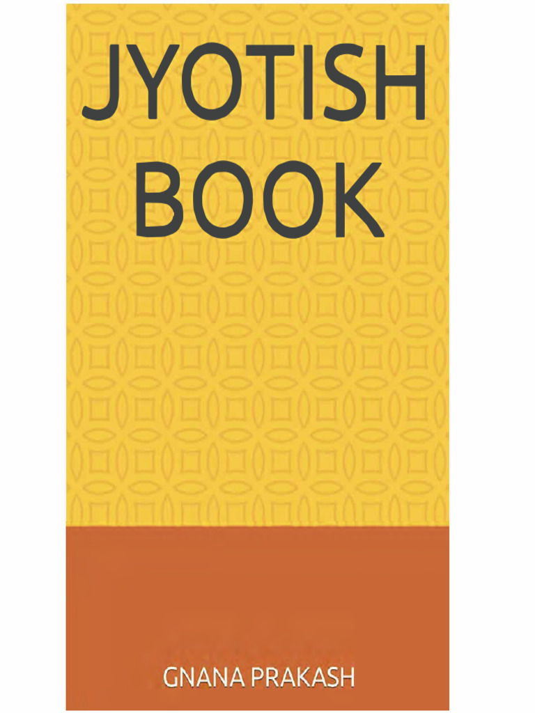 Jyotish Book Gnana Prakash | PDF