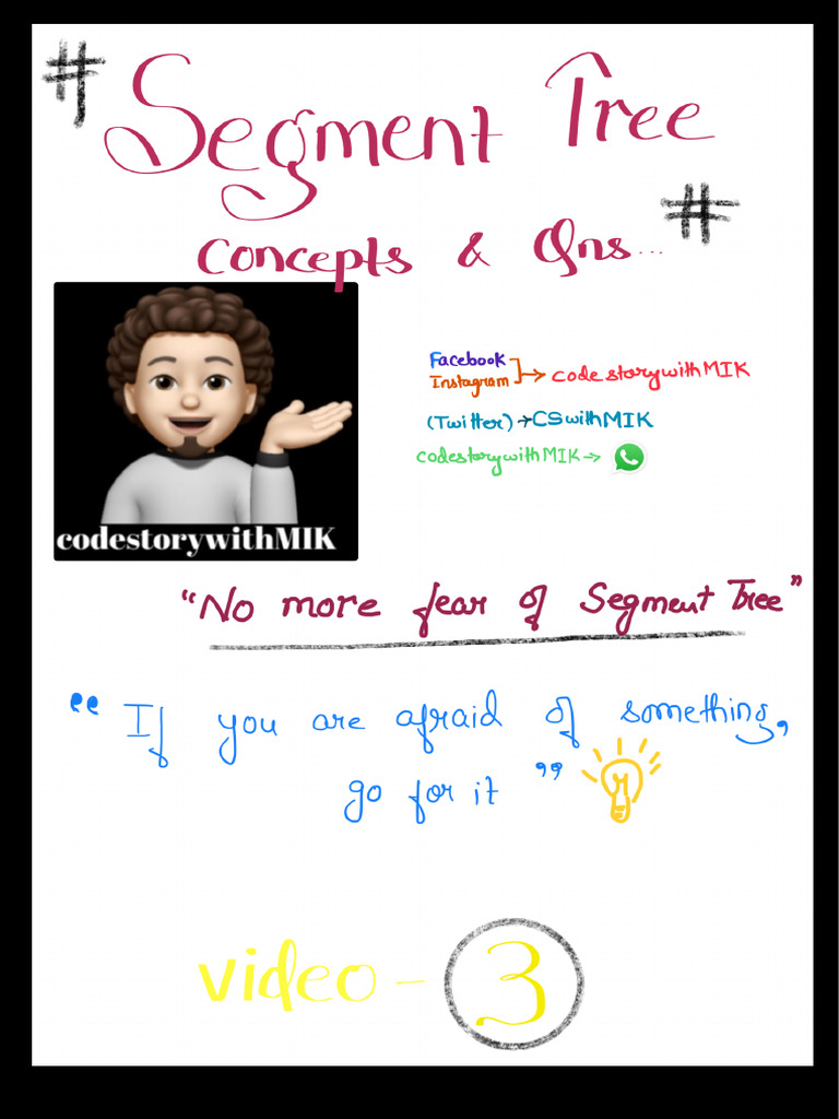 Segment Tree - Video - 3 Range Query | PDF