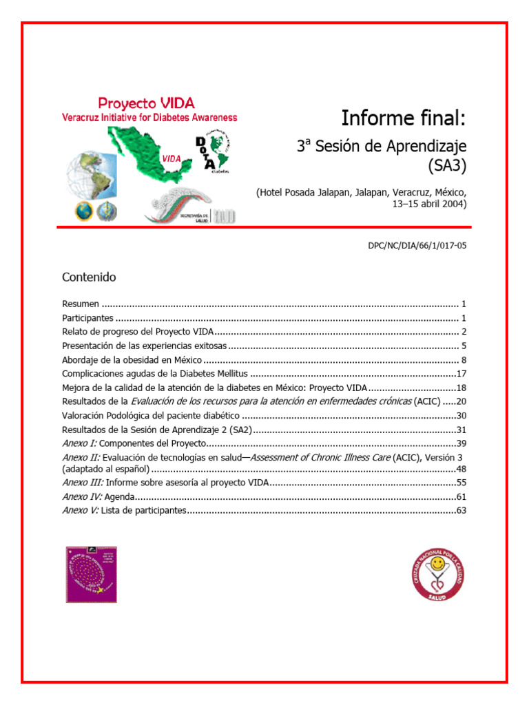 Dia Vida Inf Final Sa3 | PDF