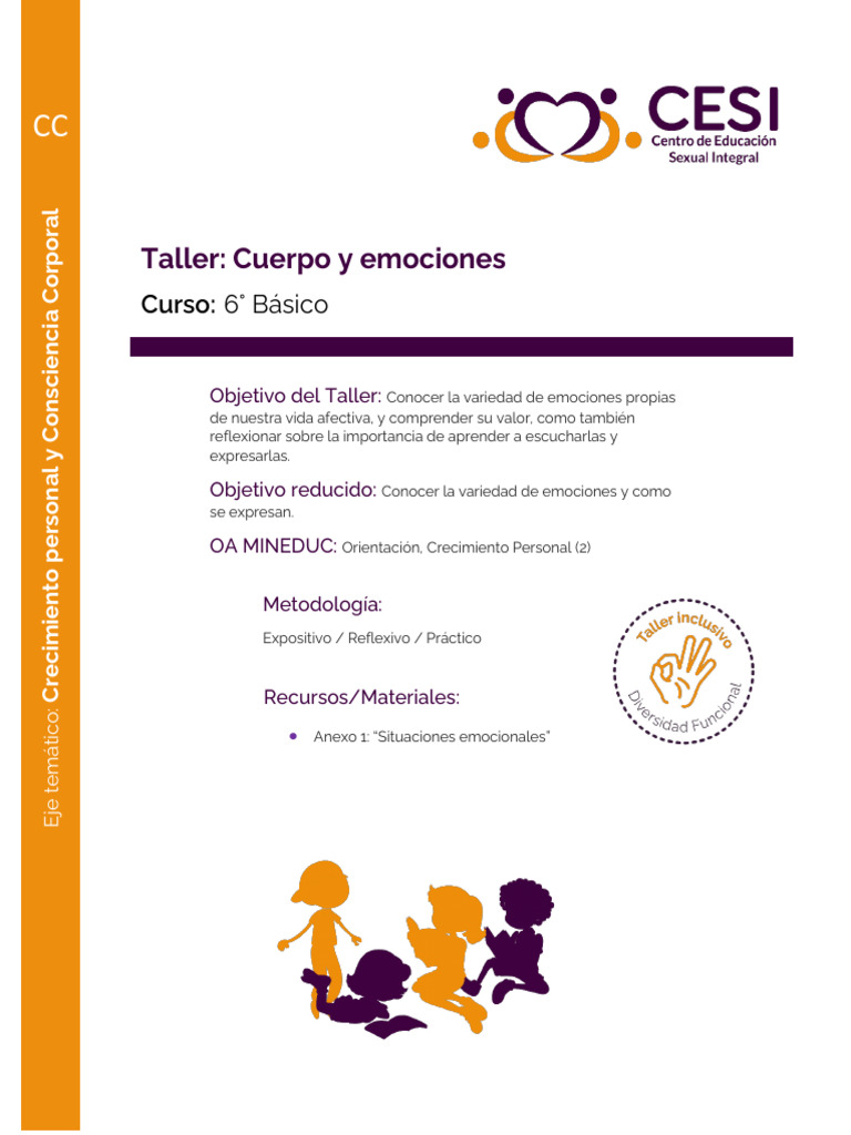 2022 - C2 - 6B - CCcuerpo - y - Emociones 6to Basico | PDF