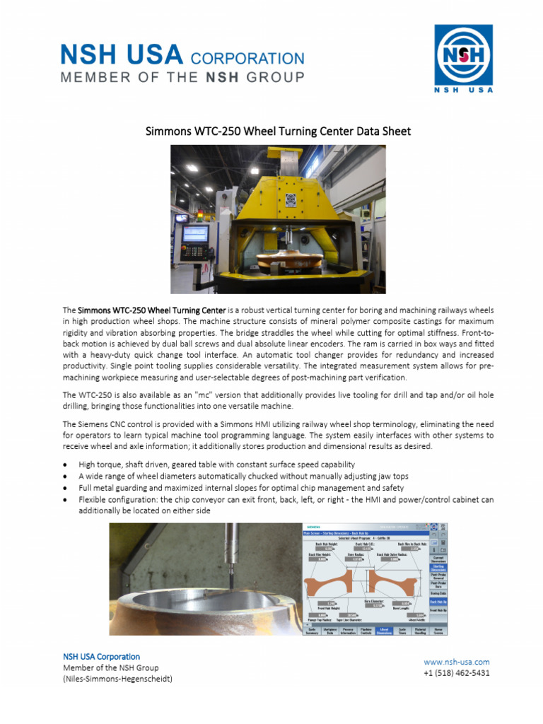 Torno Vertical NSH | PDF