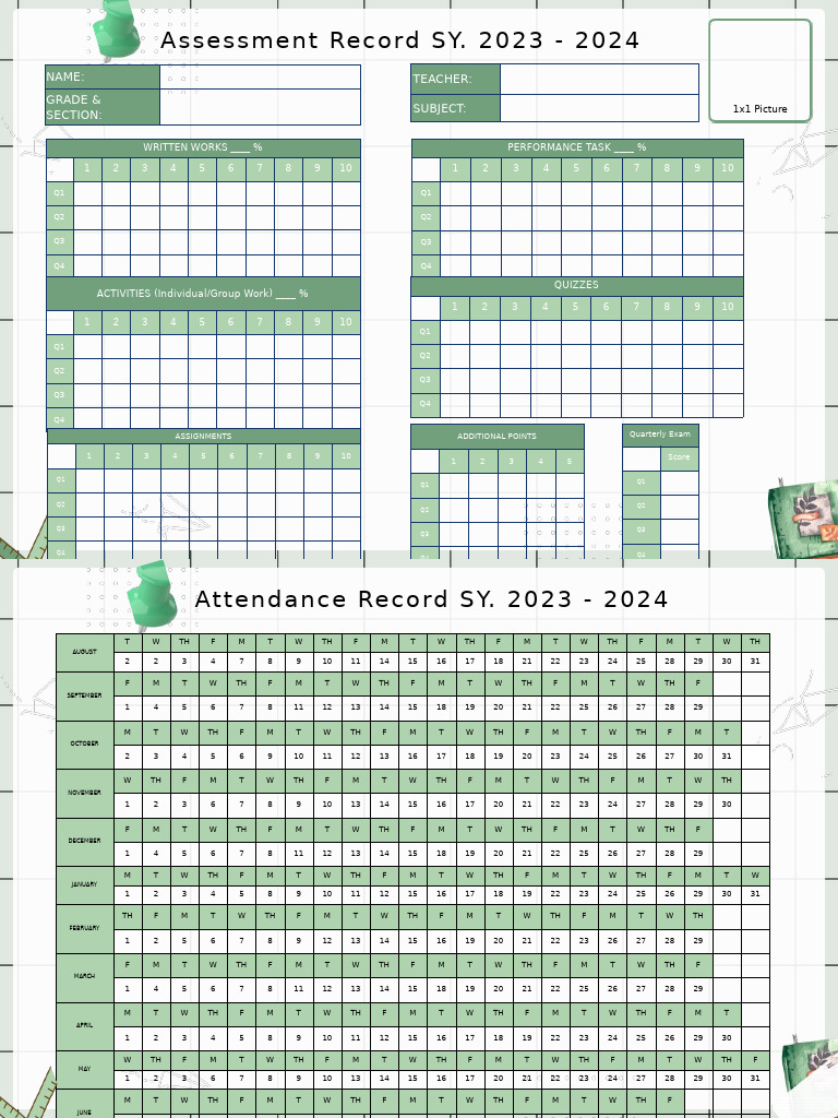 Assessment Record - Green | PDF