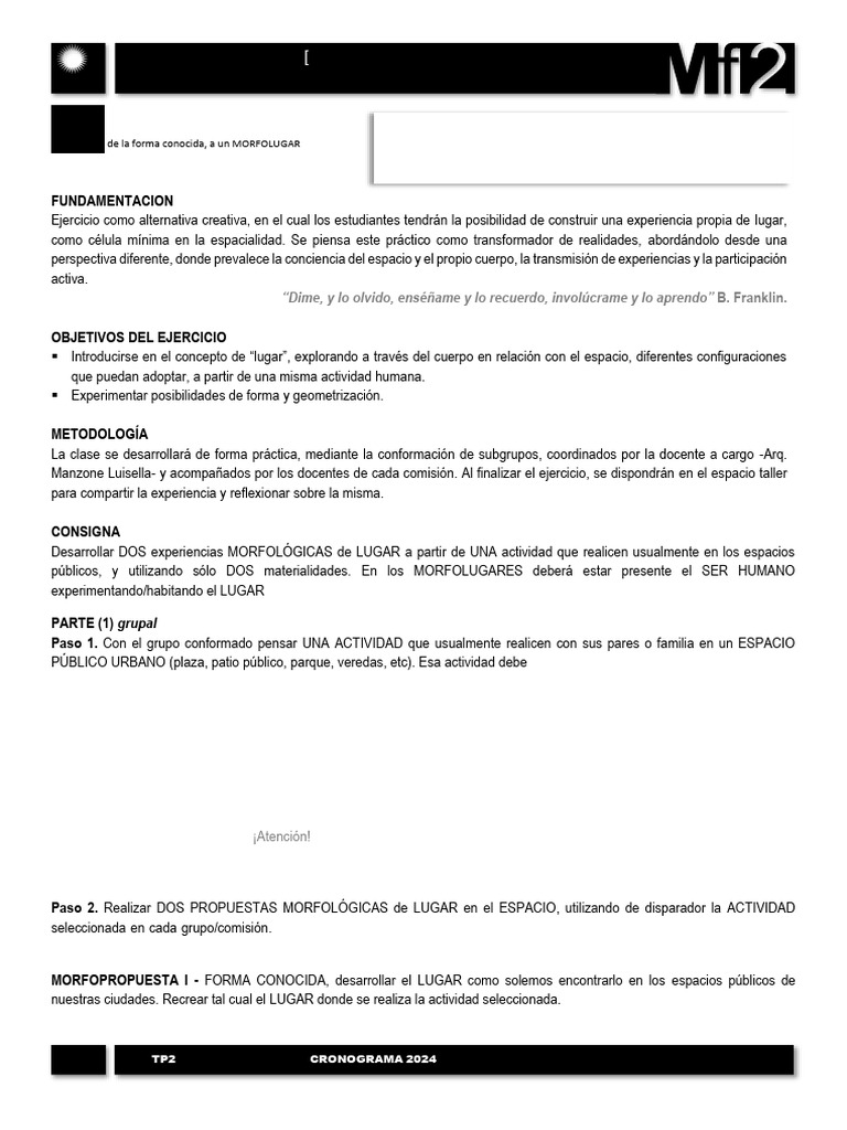 TP 02 Morfolugares - 2024 | PDF