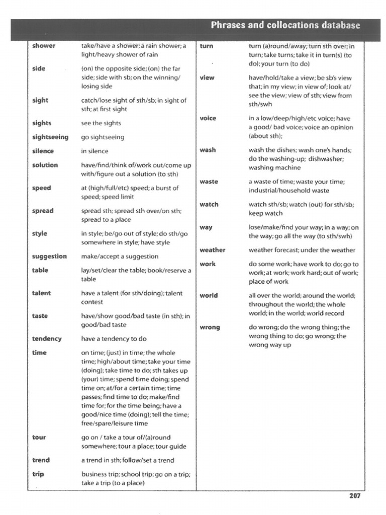Phrases and Collocations 5 | PDF