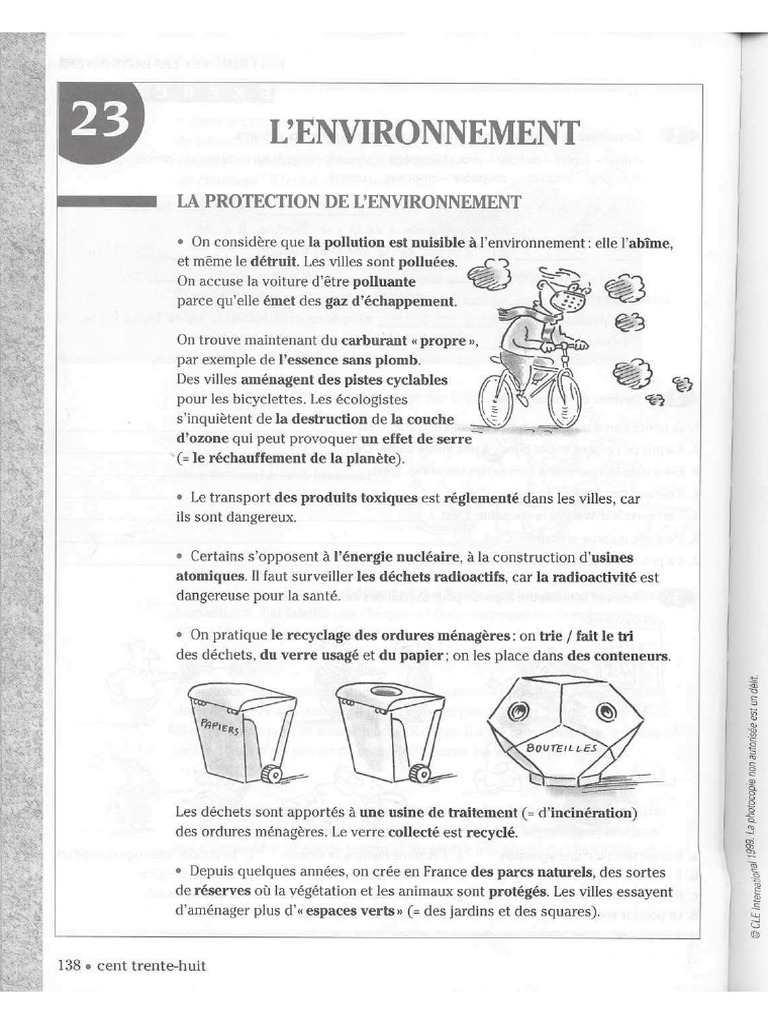 Lenvironnement Lexique | PDF