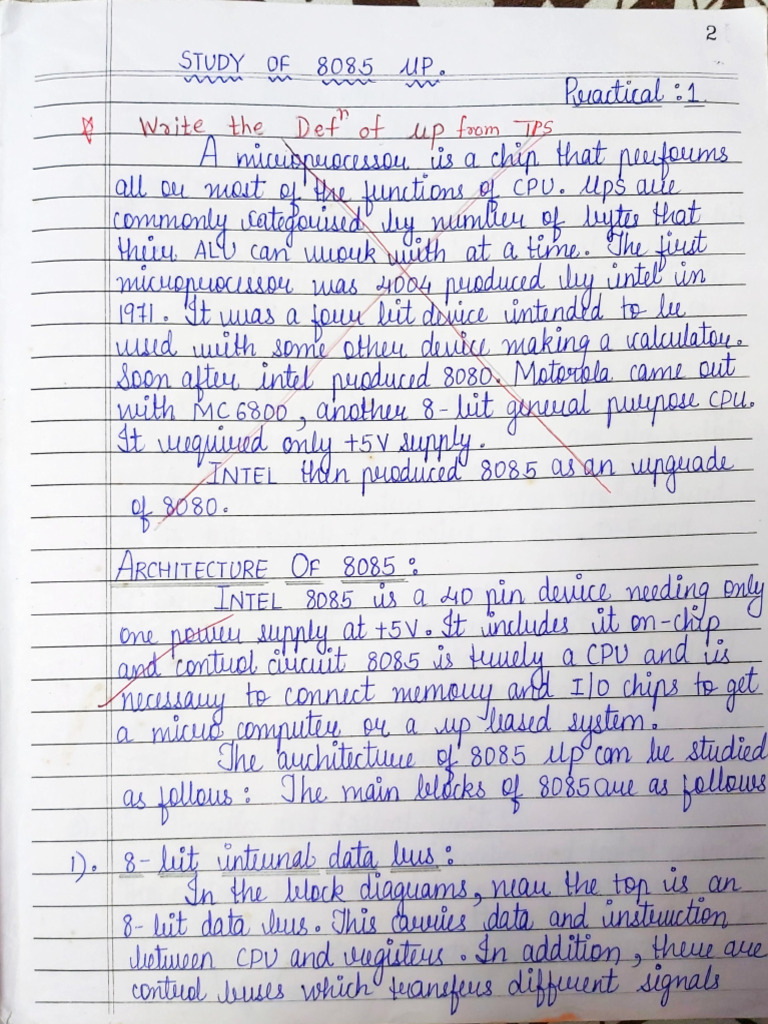 Microprocessor Expt 1 | PDF