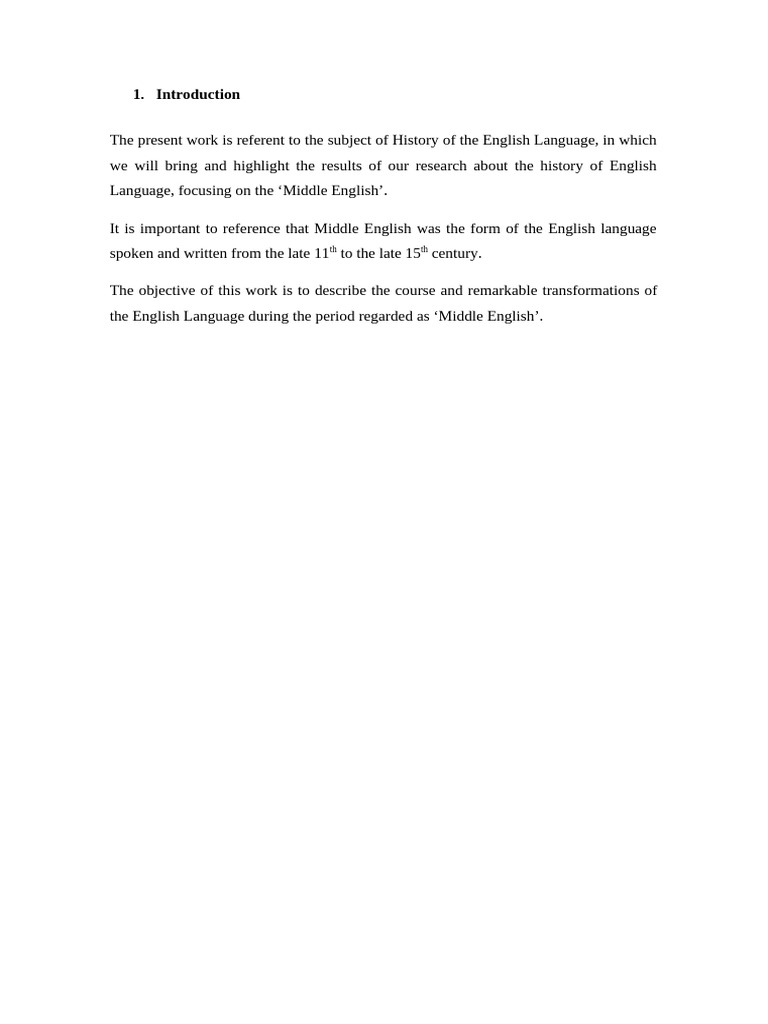 Middle English | PDF