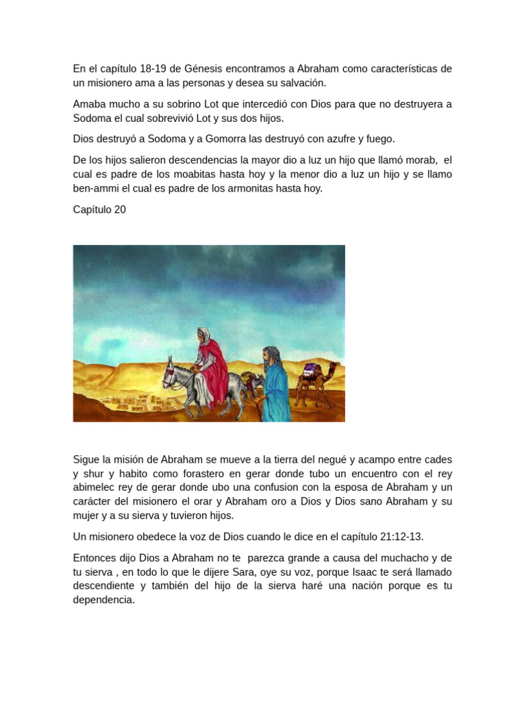 Génesis 19-27 Faustino | PDF