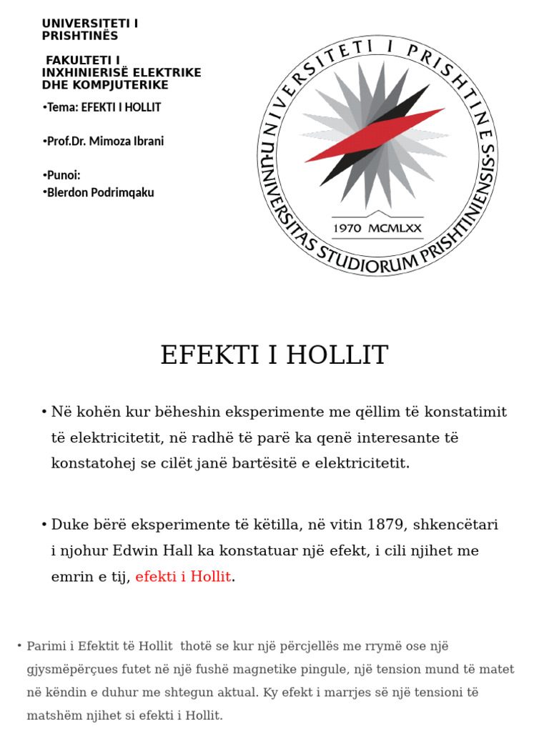 Efektii Hollit | PDF