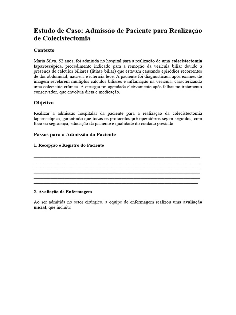 Estudo de Caso CC - CME | PDF