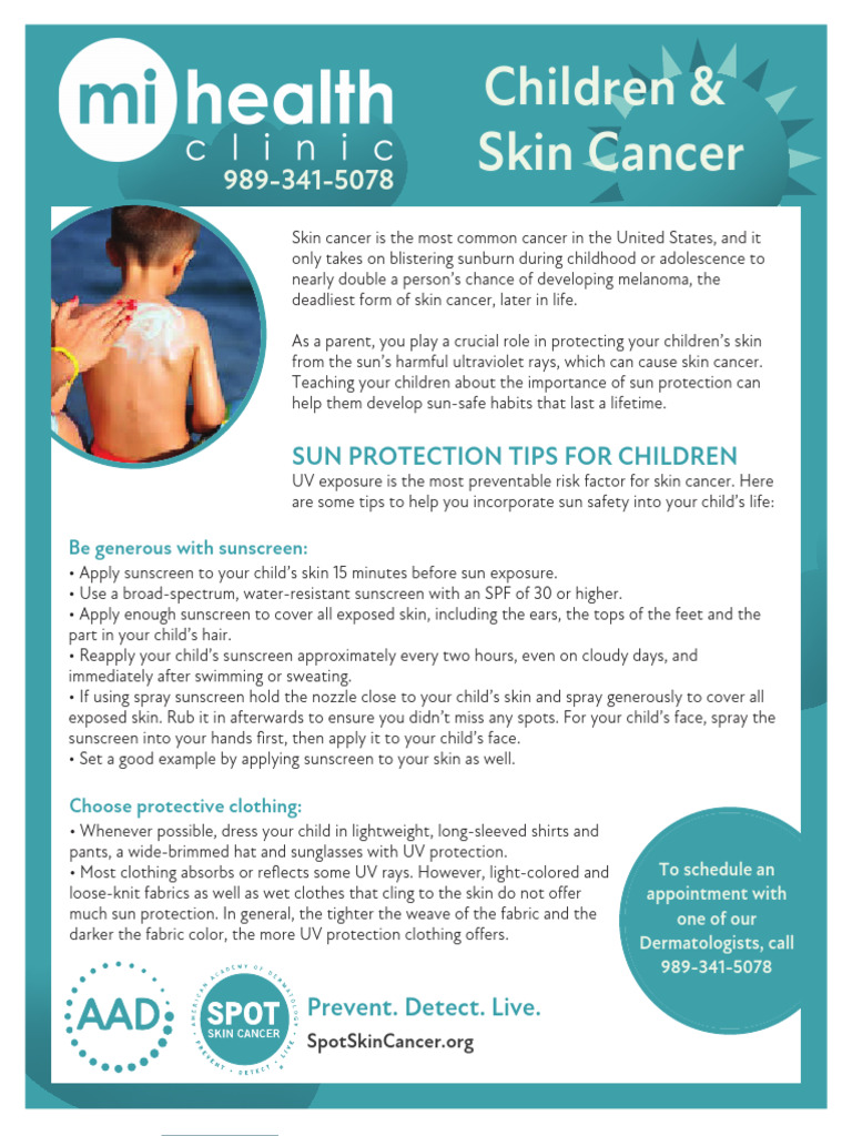 Children & Skin Cancer | PDF